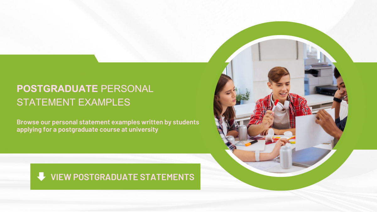 Postgraduate Personal Statements | Studential.com